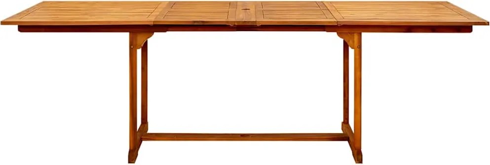 Zahradní jídelní stůl (160–240) x 100 x 75 cm masivní akácie 316566