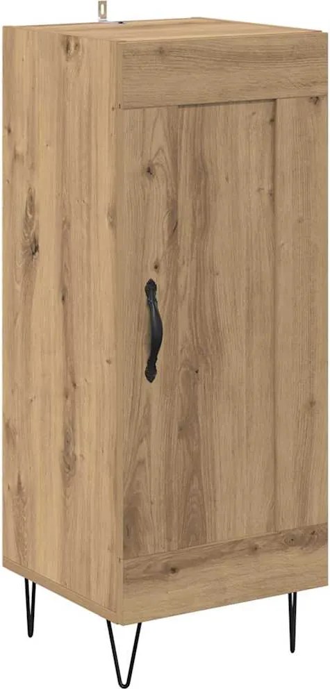 Vysoký bufet Artisanový dub 34,5 x 34 x 90 cm Kompozitní dřevo 3402727