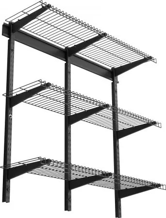 3patrový vysoce odolný nástěnný regál do garáže, 275 × 914 mm VEVOR