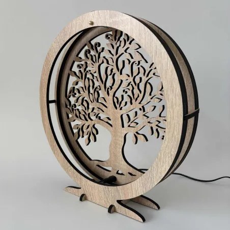 LED lampa Strom života - Luxusní dřevěná dekorace | SENTOP LED0560