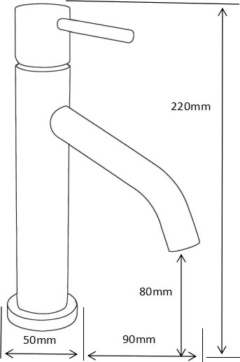 MEXEN RUMBA Black umyvadlová baterie 73500-70 - MEXEN