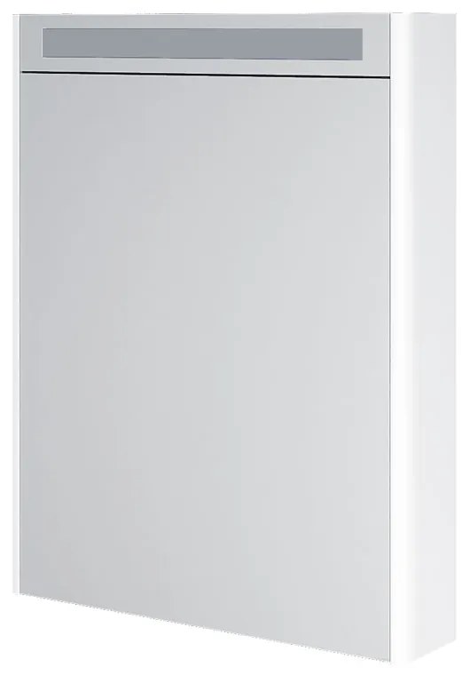 Mereo Mereo, Siena, koupelnová galerka 64 cm, zrcadlová skříňka, bílá, antracit, multicolor - RAL lesk/ mat, CN415GB