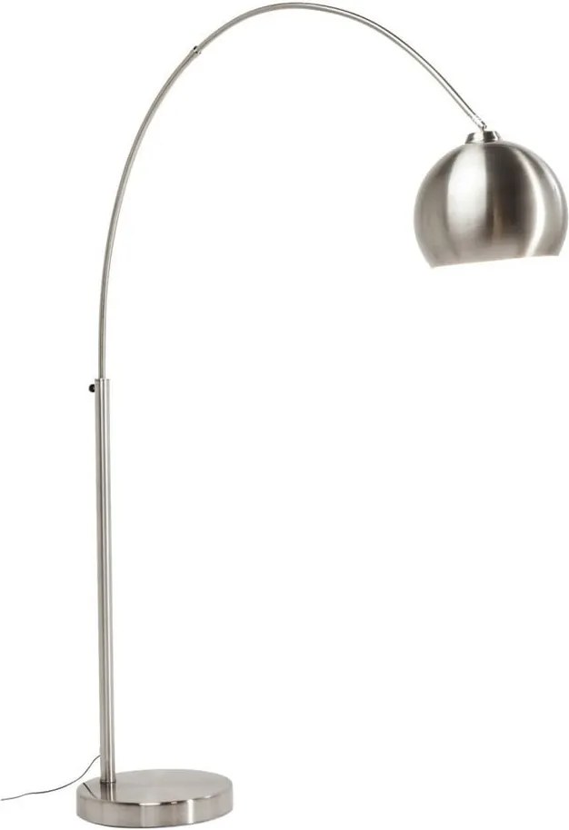 Stojací lampa ve stříbrné barvě Kare Design Satin