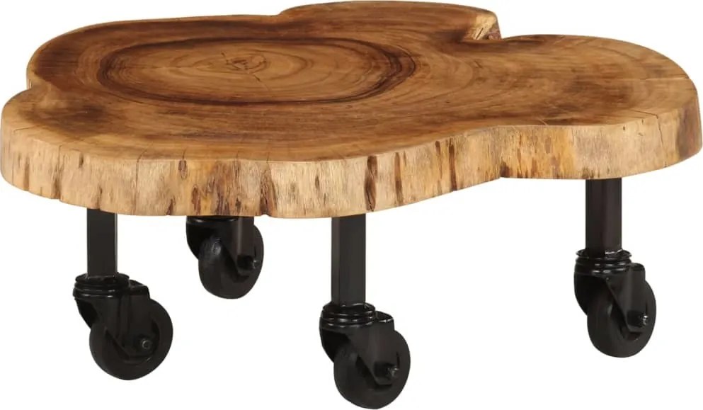 vidaXL Konferenční stolek masivní akáciové dřevo 60 x 55 x 25 cm [244950]
