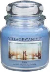 Village Candle Vonná svíčka ve skle, Déšť - Rain, 16oz Premium
