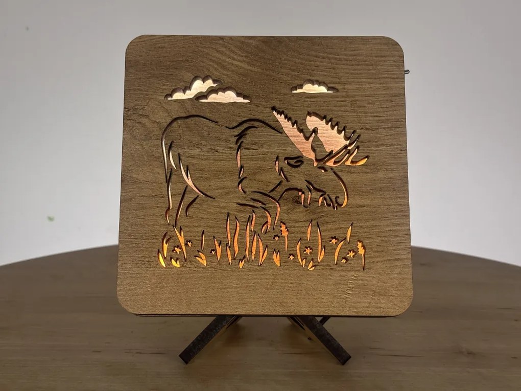 Li-Go "Los" lampa 19x19cm provedení povrchu: jedle