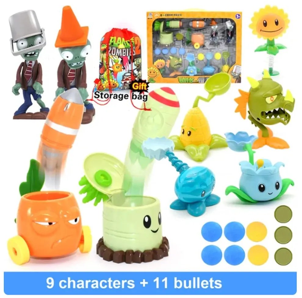 Silikonové figurky ze hry Plants vs Zombies 2 Varianta: G