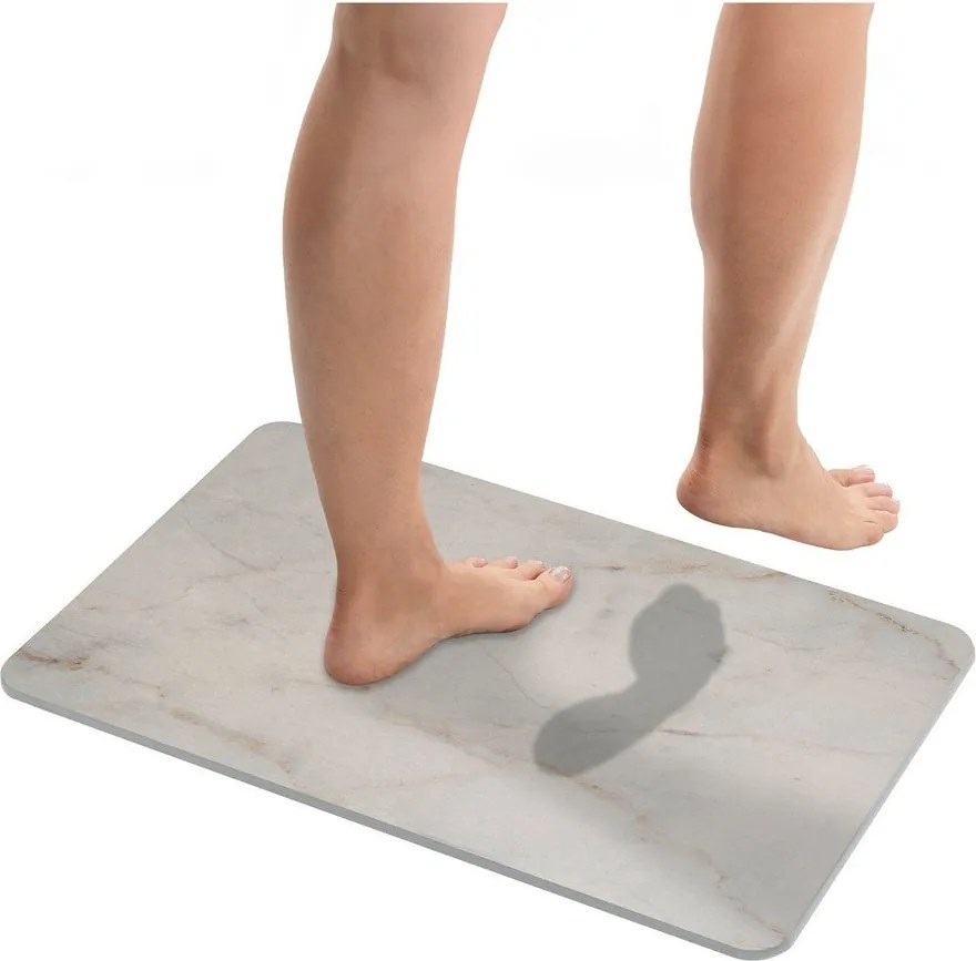 Taupe z křemeliny koupelnová předložka 39x60 cm Itamos – Wenko