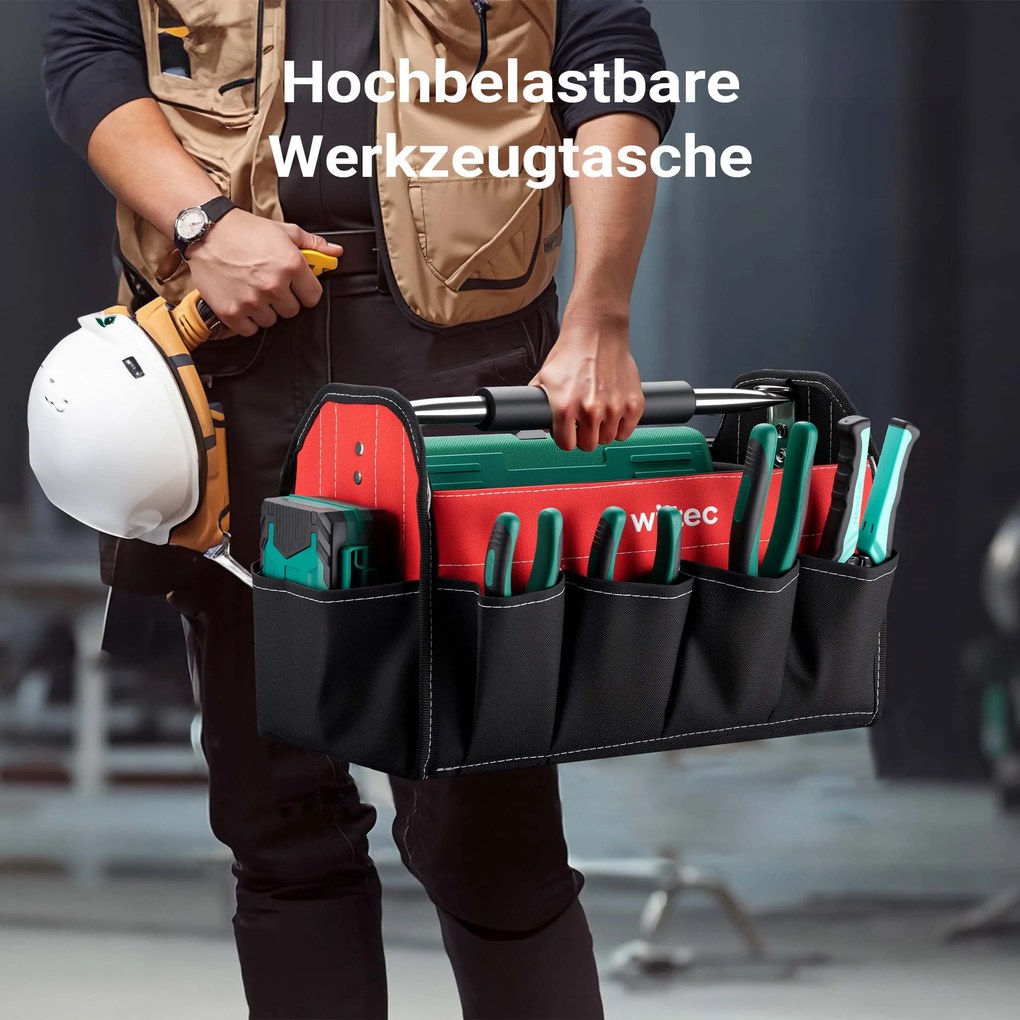 Brašna na nářadí Wiltec – 40 × 19 × 25 cm, 30 kg (65375)