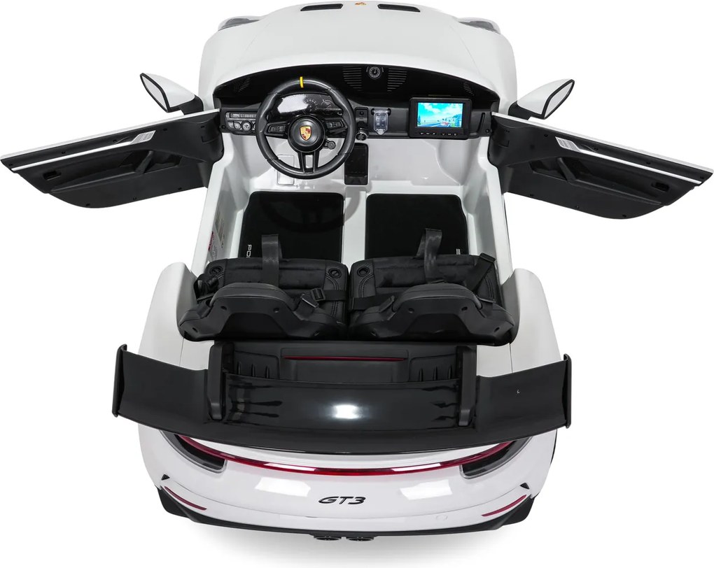 Ramiz Dětské závodní auto Porsche 911 GT3 MP4 bílé