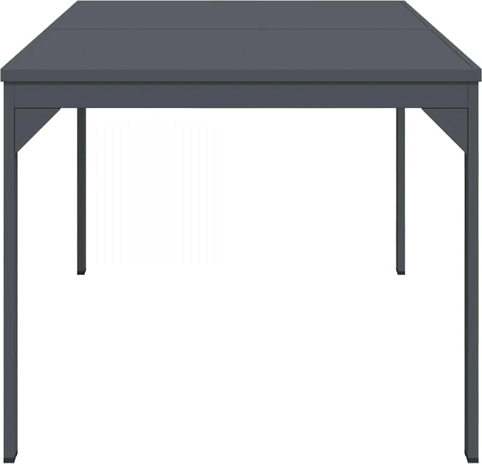 Venkovní jídelní stůl Skládací Antracit 210 x 90 x 73 cm Ocel 3381205