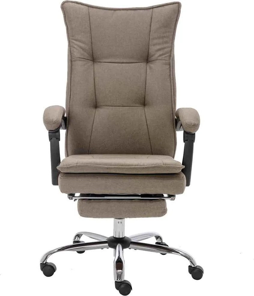 Kancelářská židle taupe textil 20367