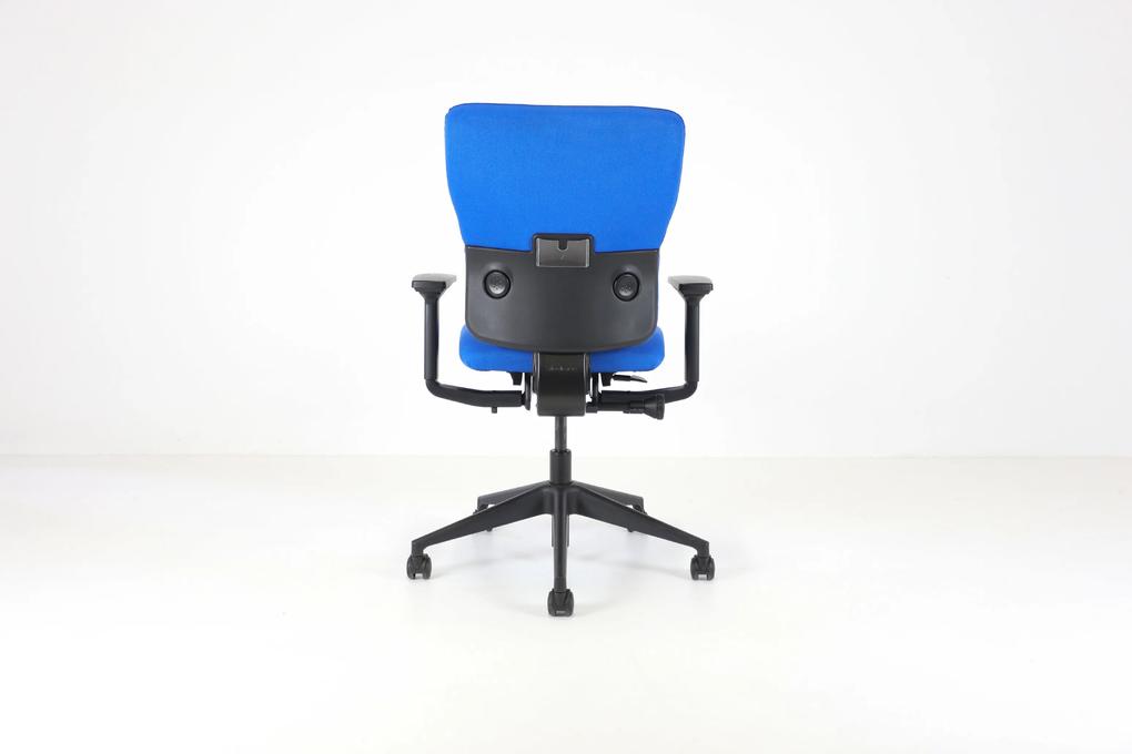STEELCASE Židle, Let's be, sv.modrá/černá, područky