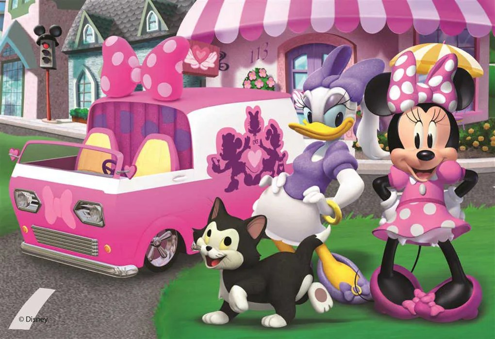 DINO Puzzle Disney Minnie a Daisy 48 dílků 26x18cm skládačka v krabici dn371323