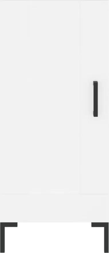 vidaXL Skříň highboard 34,5 x 34 x 180 cm kompozitní dřevo [3190085] Barva: bílá s vysokým leskem