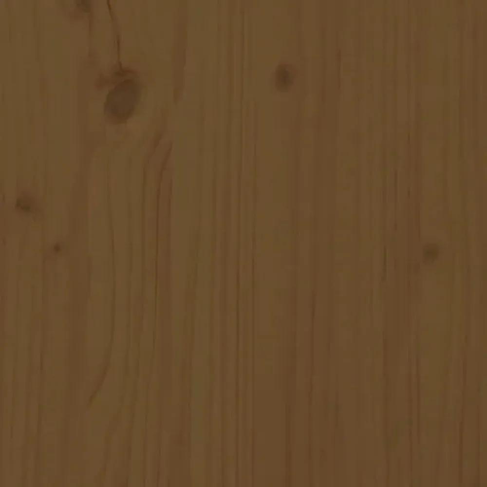 Petromila Knihovna / dělicí stěna medově hnědá 60x35x160 cm masivní dřevo