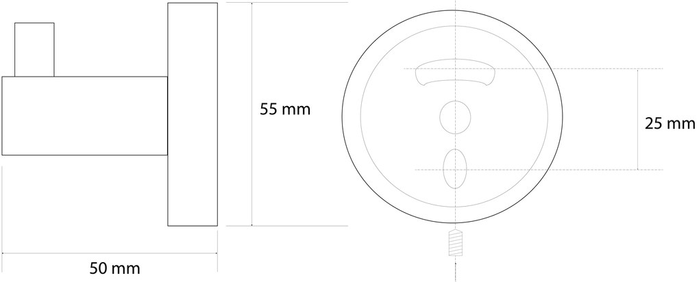 Sapho, X-ROUND GOLD věšáček, zlatá, XR205GB
