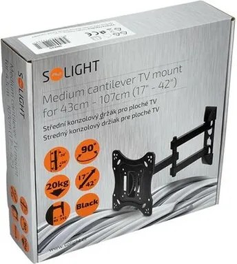 Solight 1MK20 konzolový držák pro ploché TV, 43 cm - 107 cm