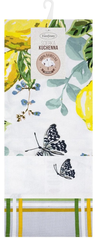 KUCHYŇSKÁ UTĚRKA LEMON SADA 3 KS 50X70 CM VZOROVANÉ