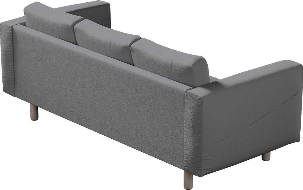 Potah na pohovku IKEA Norsborg 3-místná barva šedá látka pletený vzor