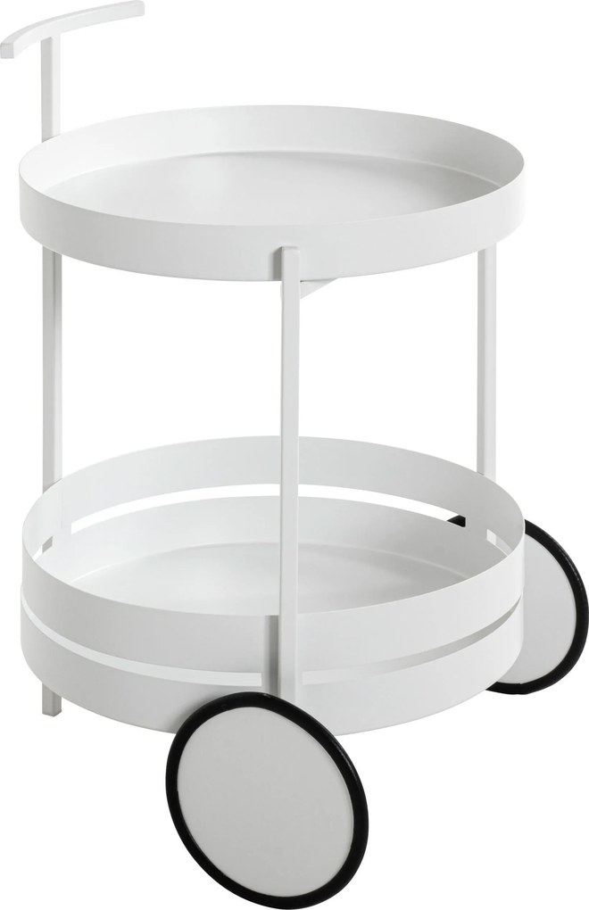 XXXLutz SERVÍROVACÍ VOZÍK, bílá, 42/42/62 cm - Barové vozíky - 001931104104