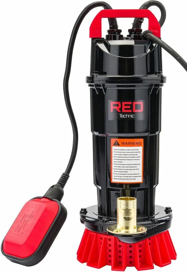 Ponorné čerpadlo s plovákem RTPDW0073, 650W, 8000 l/h | RED TECHNIC