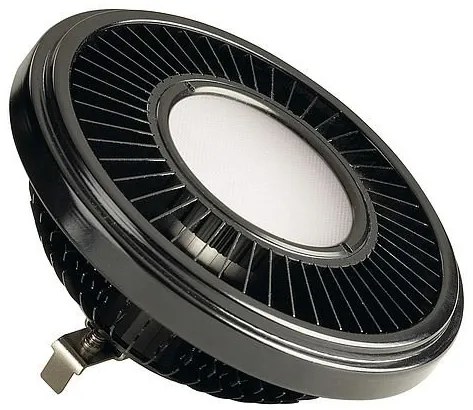 LA 570632 LED QRB111 žárovka, černá, 19,5 W, 140°, 2700K, stmívatelná - BIG WHITE