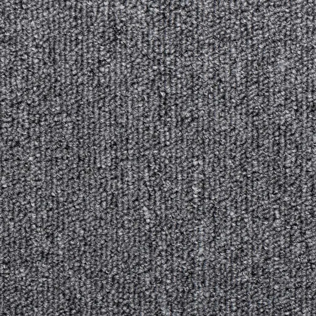 Schodové rohože 30 ks 65 x 21 x 4 cm tmavě šedé s obdélníkovým okrajem 3365766