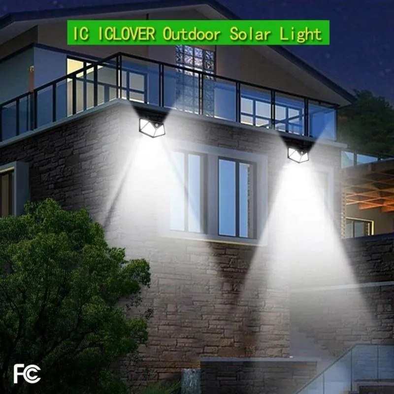 Bezdrátové venkovní 100x LED světlo se senzorem pohybu