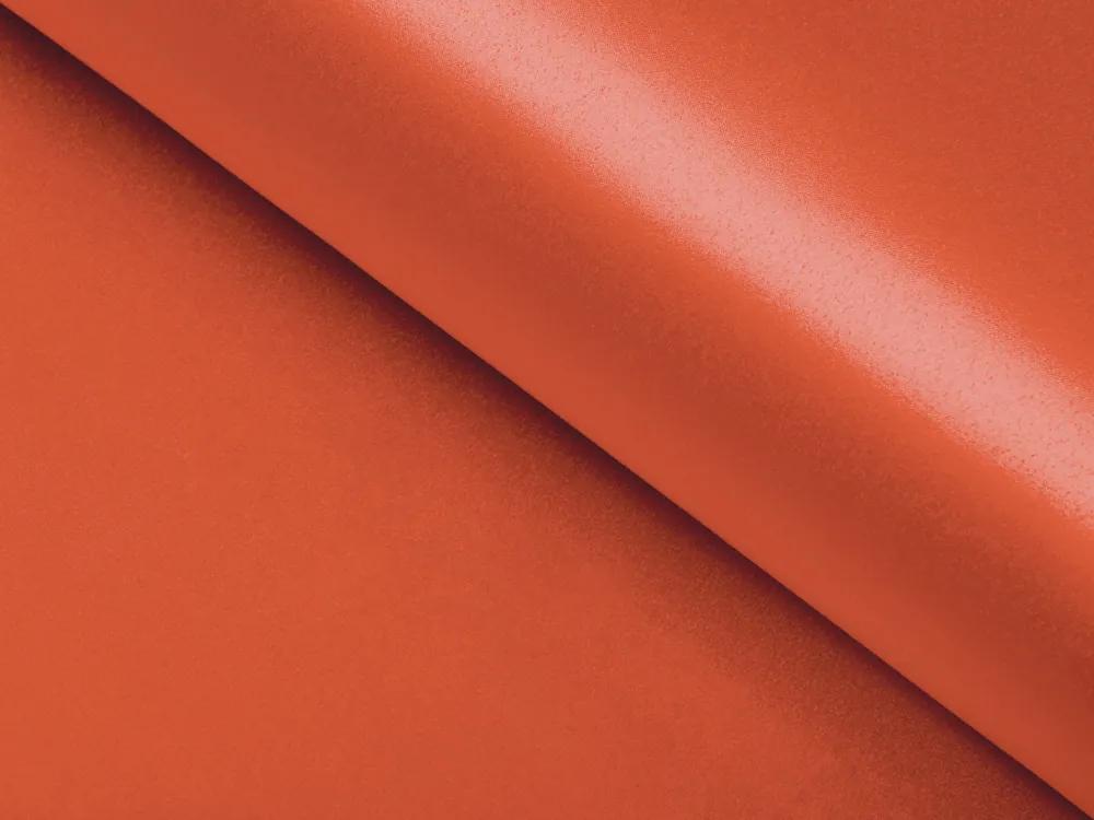 Biante Saténový běhoun na stůl polyesterový Satén LUX-L045 Cihlově červený 45x140 cm