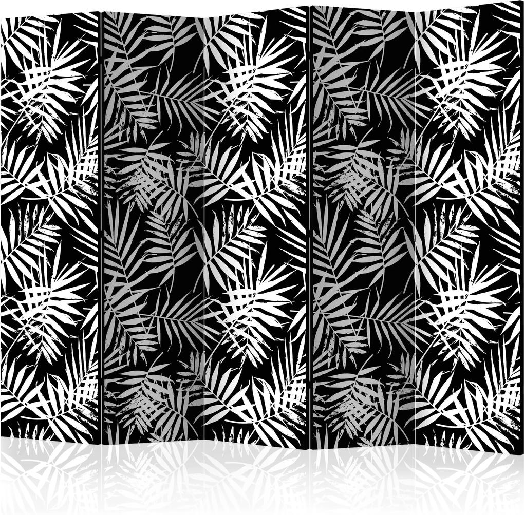 Artgeist Paraván - Black and White Jungle [Room Dividers] 225x172