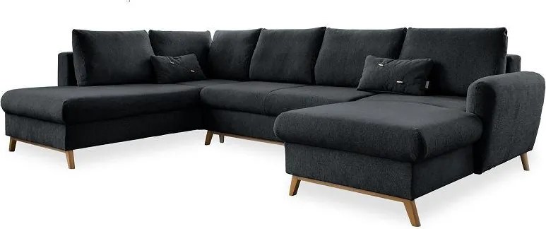 XXXLutz SEDACÍ SOUPRAVA, textil, tmavě šedá MID.YOU - Sedací soupravy - 001454003025