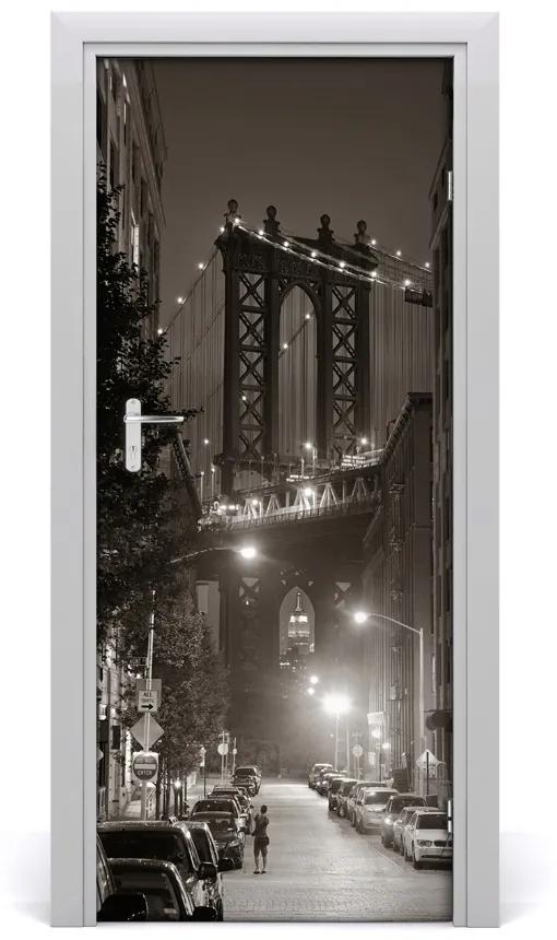 Fototapeta samolepící dveře Manhattan New York 75x205 cm