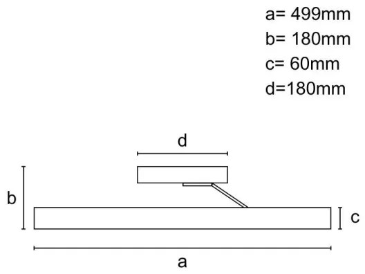 LED Stmívatelný přisazený lustr LED/86W/230V 3000-6500K černá + dálkové ovládání