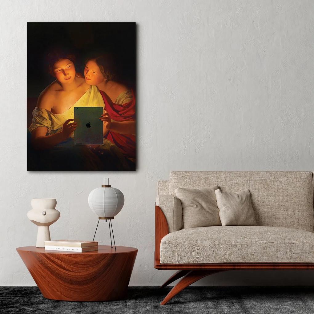 Gario Obraz na plátně Večerní drby - Jose Luis Guerrero Rozměry: 40 x 60 cm