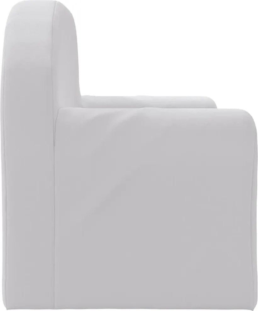 Dětská rozkládací pohovka / lehátko, šedá 243257