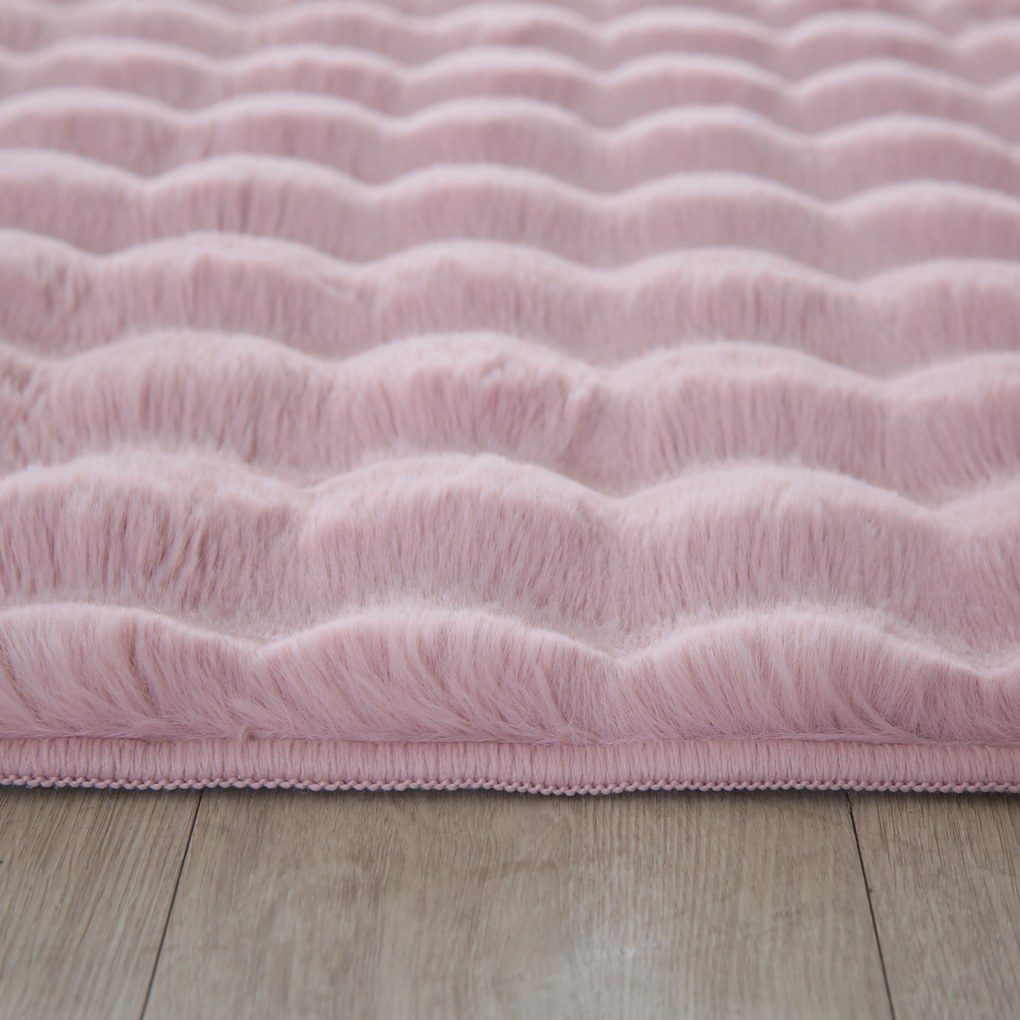 Ayyildiz, Kusový koberec Ambiance 5110 Rose, 160x230, růžová, obývací pokoj