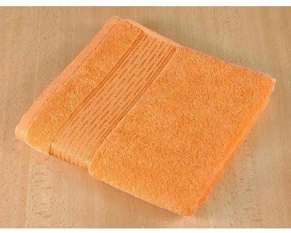 Brotex Froté ručník 50x100cm proužek 450g oranžová