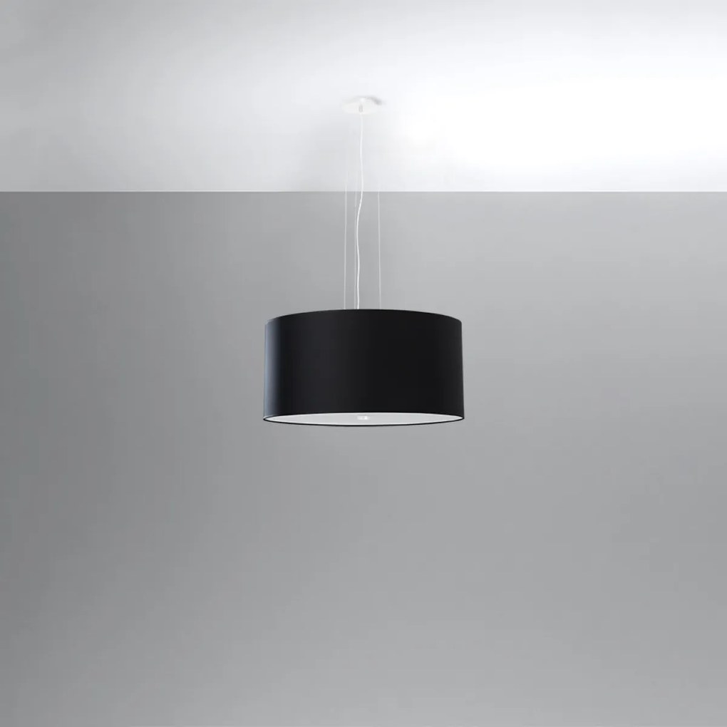Sollux Lighting Lustr OTTO 50 černý