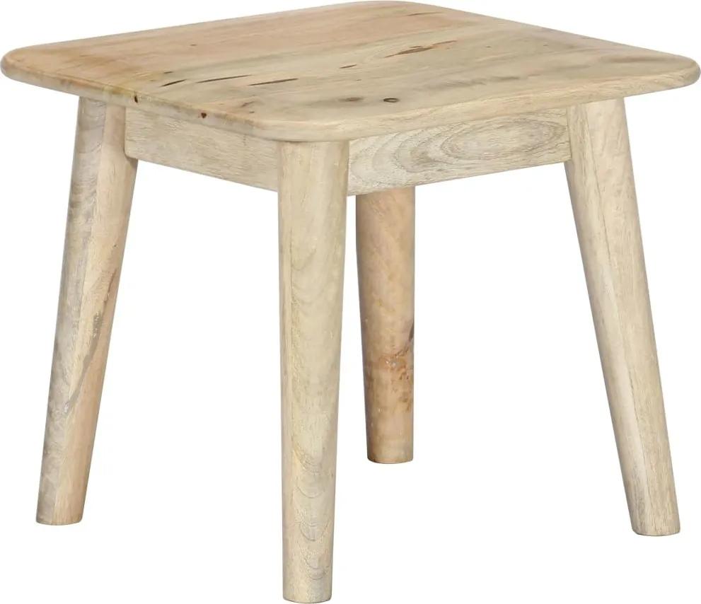 vidaXL Konferenční stolek 45 x 45 x 40 cm masivní mangovník a železo [282715] Barva: Hnědá