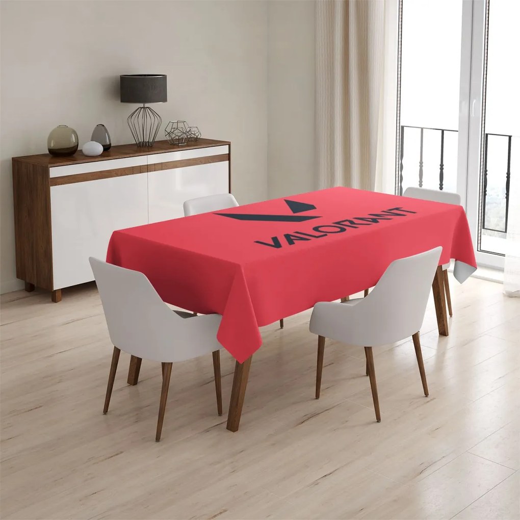 Sablio Ubrus VALORANT Red - 130x130 cm