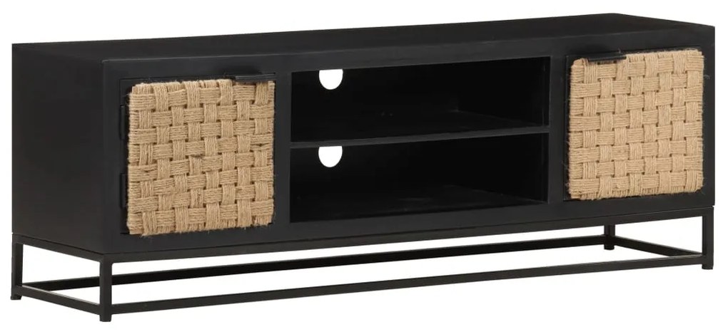 TV stolek 120 x 30 x 40 cm masivní mangovníkové dřevo 323496