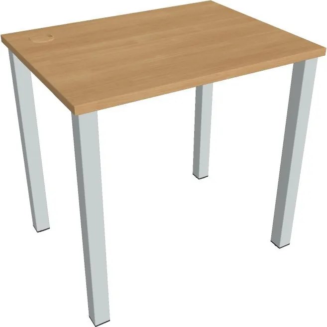 Hobis Kancelářský pracovní stůl Hobis UE 800, deskaakát, bílá RAL 9016