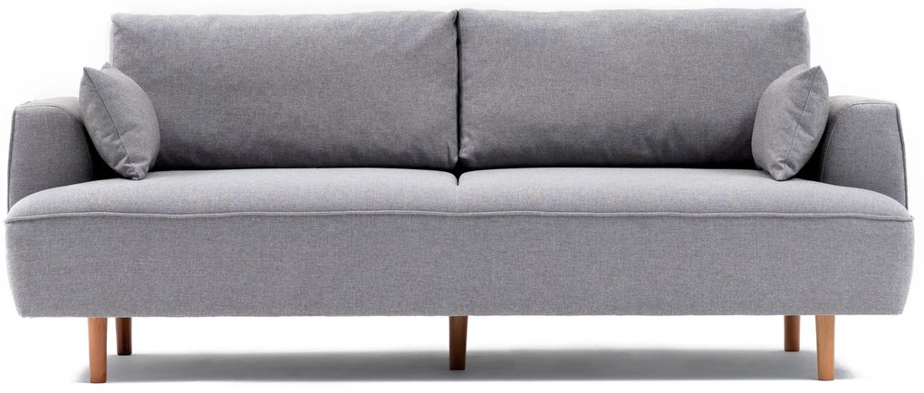 Hanah Home Pohovka FELIX světle šedá 230 cm 825BLC1378