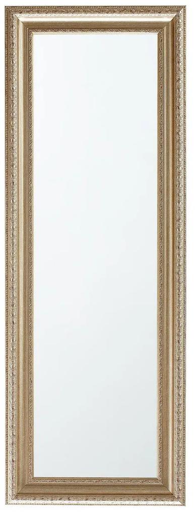 Zrcadlo 51x141cm stříbrno-zlaté AURILLAC Beliani