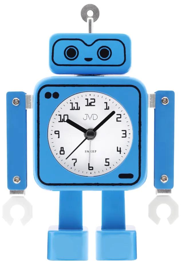 JVD Robot - dětský modrý budík JVD SRP2305.3
