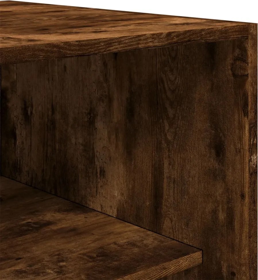 Šatní skříň kouřový dub 80 x 50 x 200 cm kompozitní dřevo 3307796