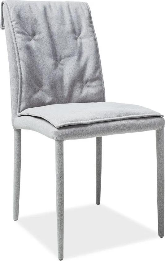 Casarredo Jídelní čalouněná židle NIDO šedá