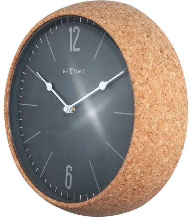 Designové nástěnné hodiny 3509gs Nextime Cork 30cm