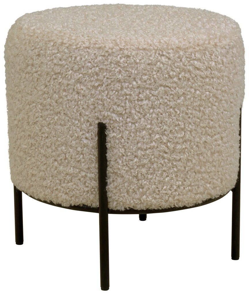House Nordic Pouf ALFORD šedý 1501171